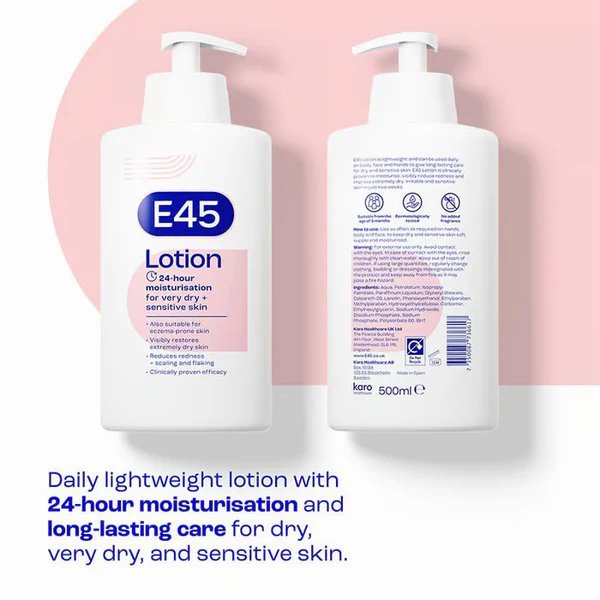 E45 Moisturising Lotion 500ml - Mega Cosmetics BD